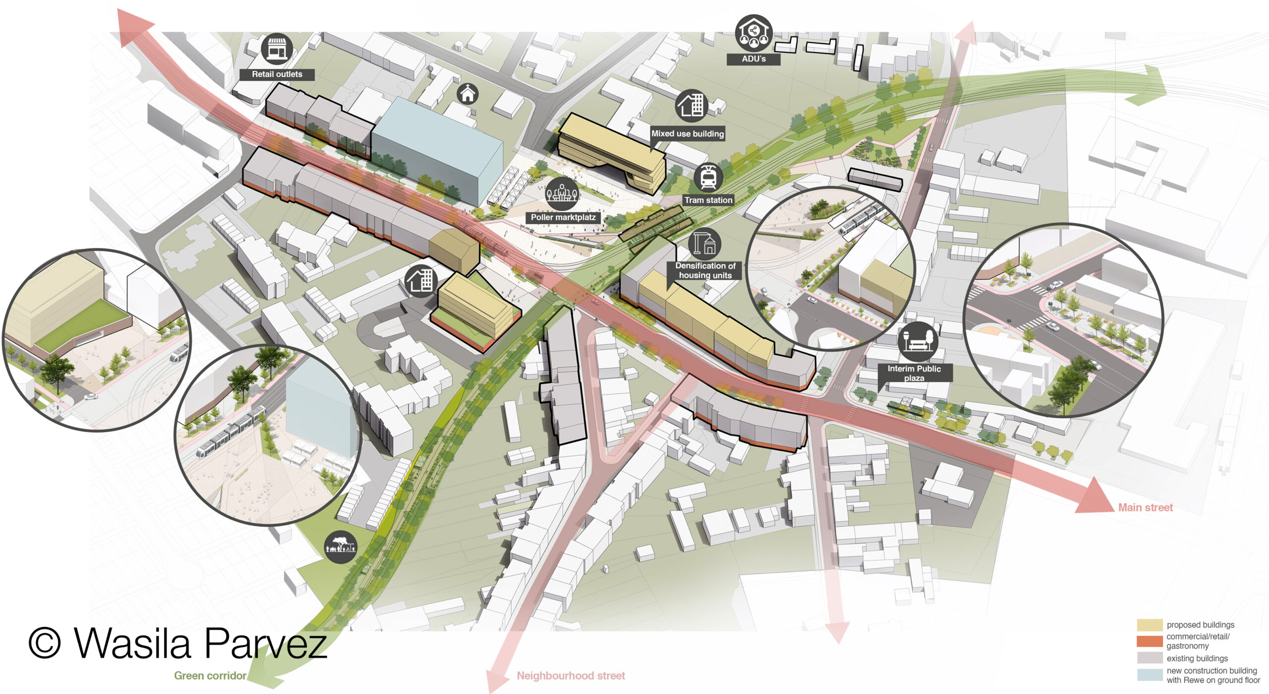 Schlaun Competition - Urban Axis Cologne. Polycentric Network towards ...
